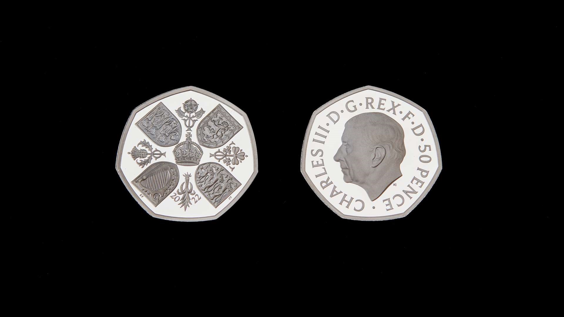 Royal Mint Releases Designs For New 50 Pence Coin Featuring King